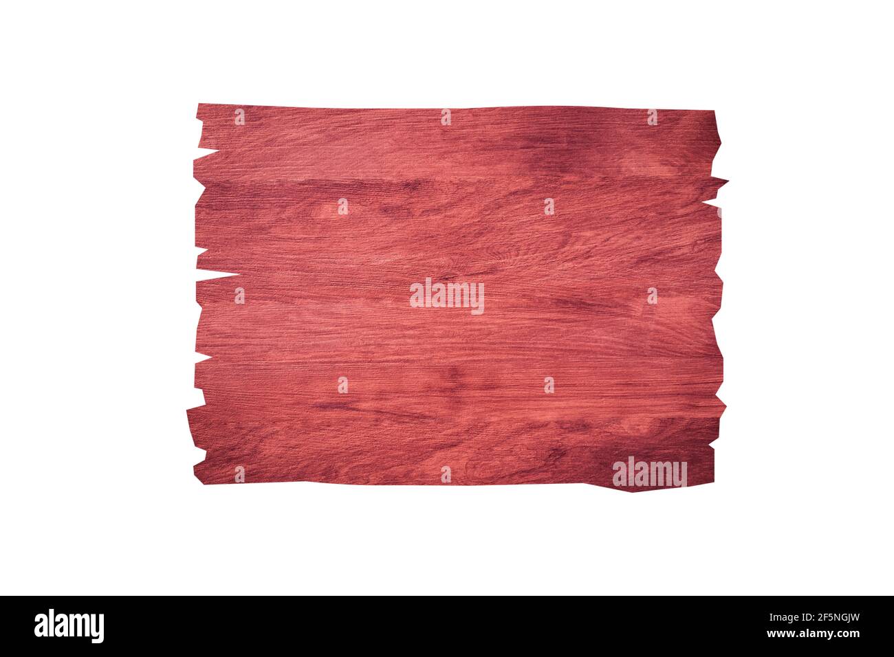 Horizontal wooden sign isolated on white background with clipping path ...