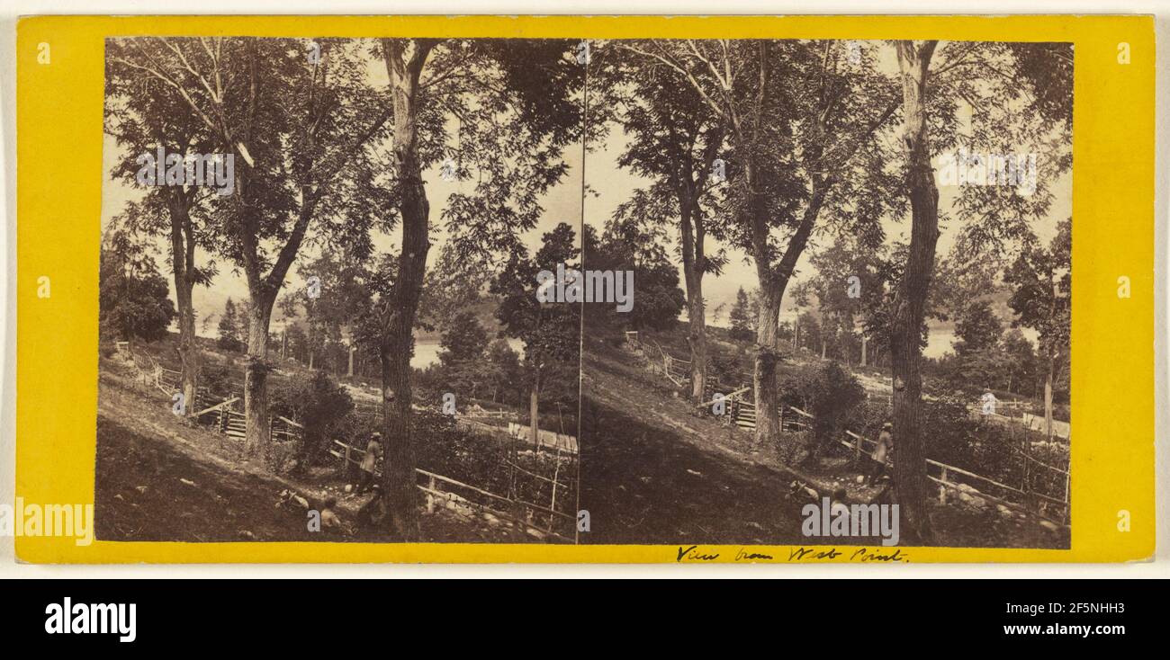 A View from West Point looking towards Constitution Island.. Edward and ...