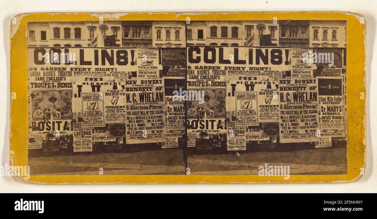 Specimens of New York Bill Posting.. Edward and Henry T. Anthony & Co ...