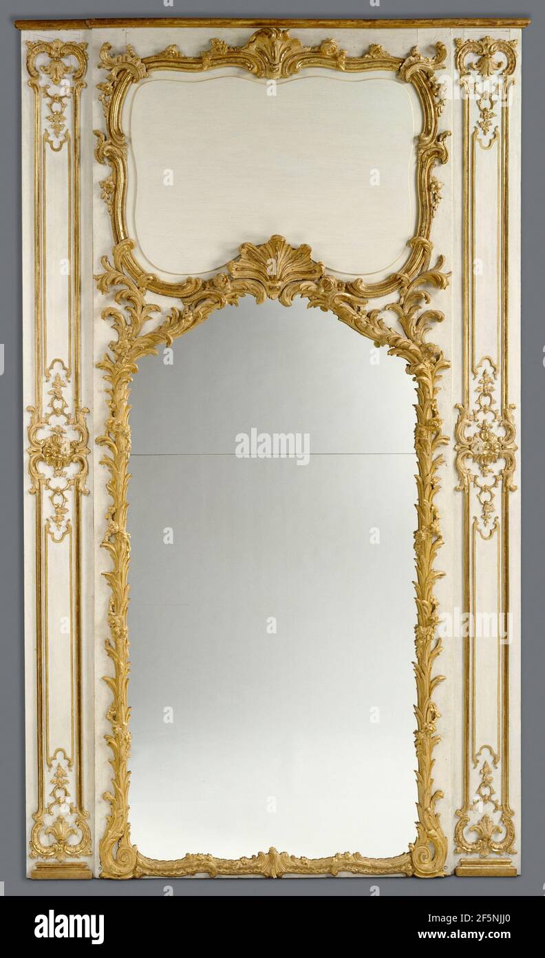 Frame for a Mirror with Two Parcloses. Unknown Stock Photo - Alamy