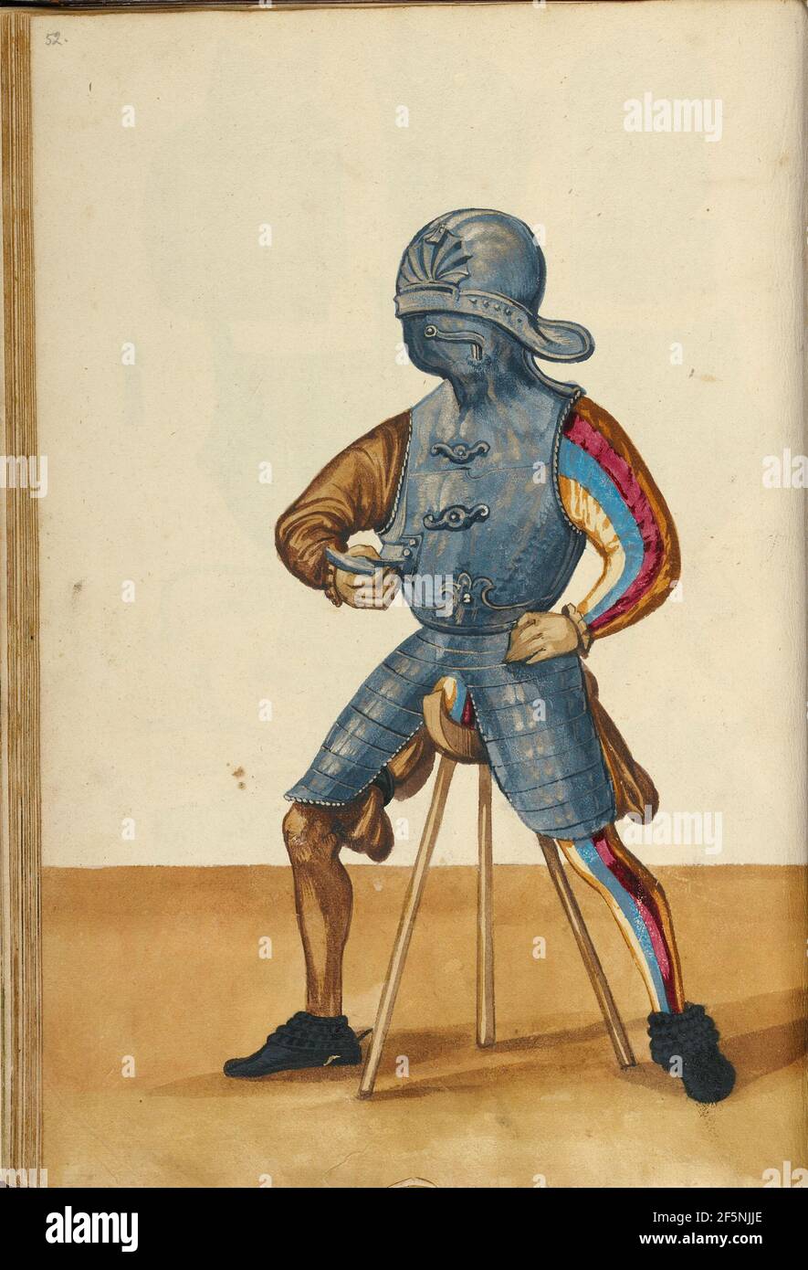 A Man in Armor. Unknown Stock Photo - Alamy
