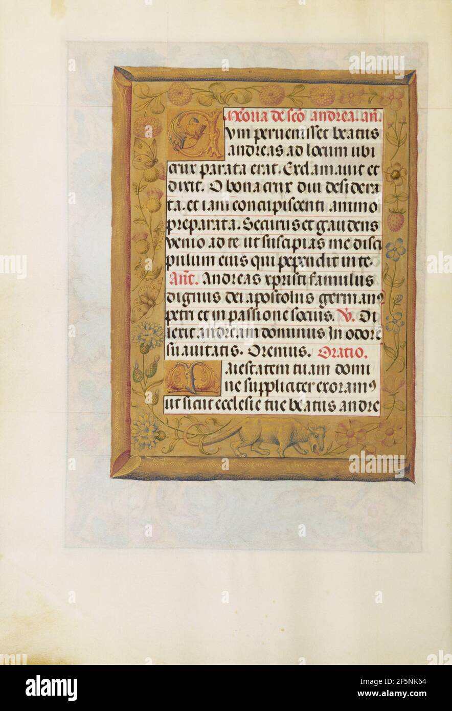 Decorated Text Page. Unknown Stock Photo - Alamy