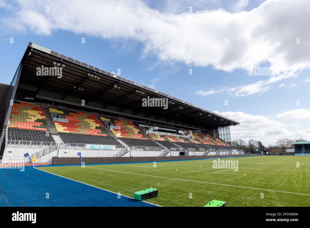 London, UK. 27th Mar, 2021. StoneX Stadium during the Allianz Premier ...