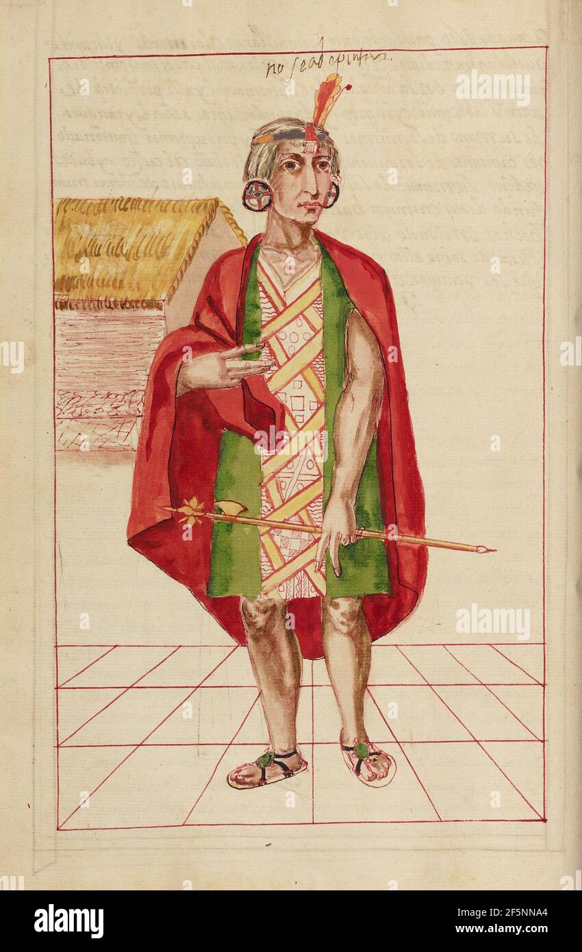 Pachacuti Inca Yupanqui and the Temple of the Sun. Unknown Stock Photo ...