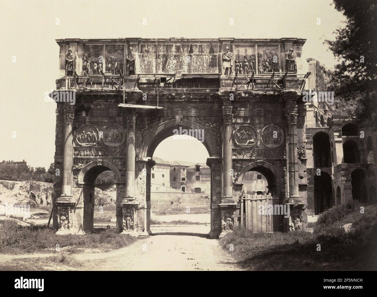 The Arch of Constantine, Rome. Giorgio Sommer (Italian, born Germany ...