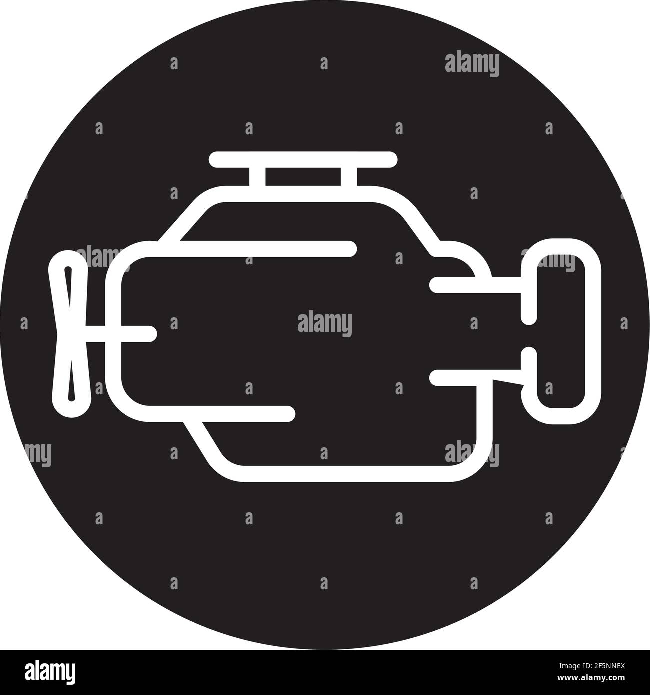 Mechanism of the internal combustion engine Stock Vector Images - Alamy