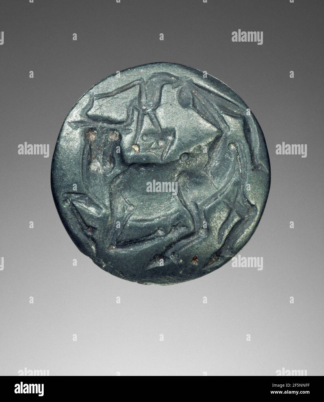 Lentoid engraved seal. Unknown Stock Photo - Alamy