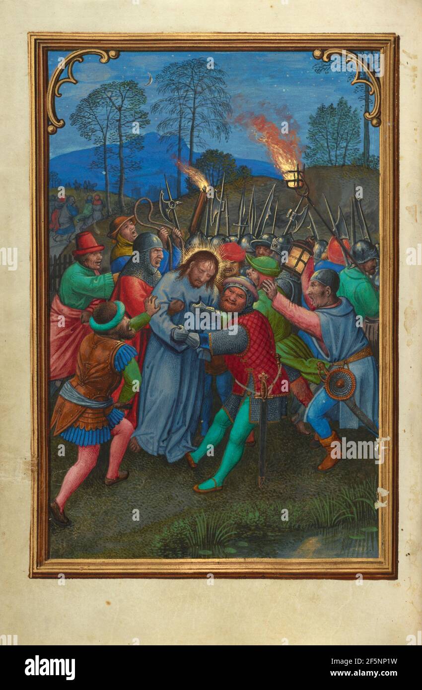 The Flight of the Apostles. Simon Bening (Flemish, about 1483 - 1561 ...