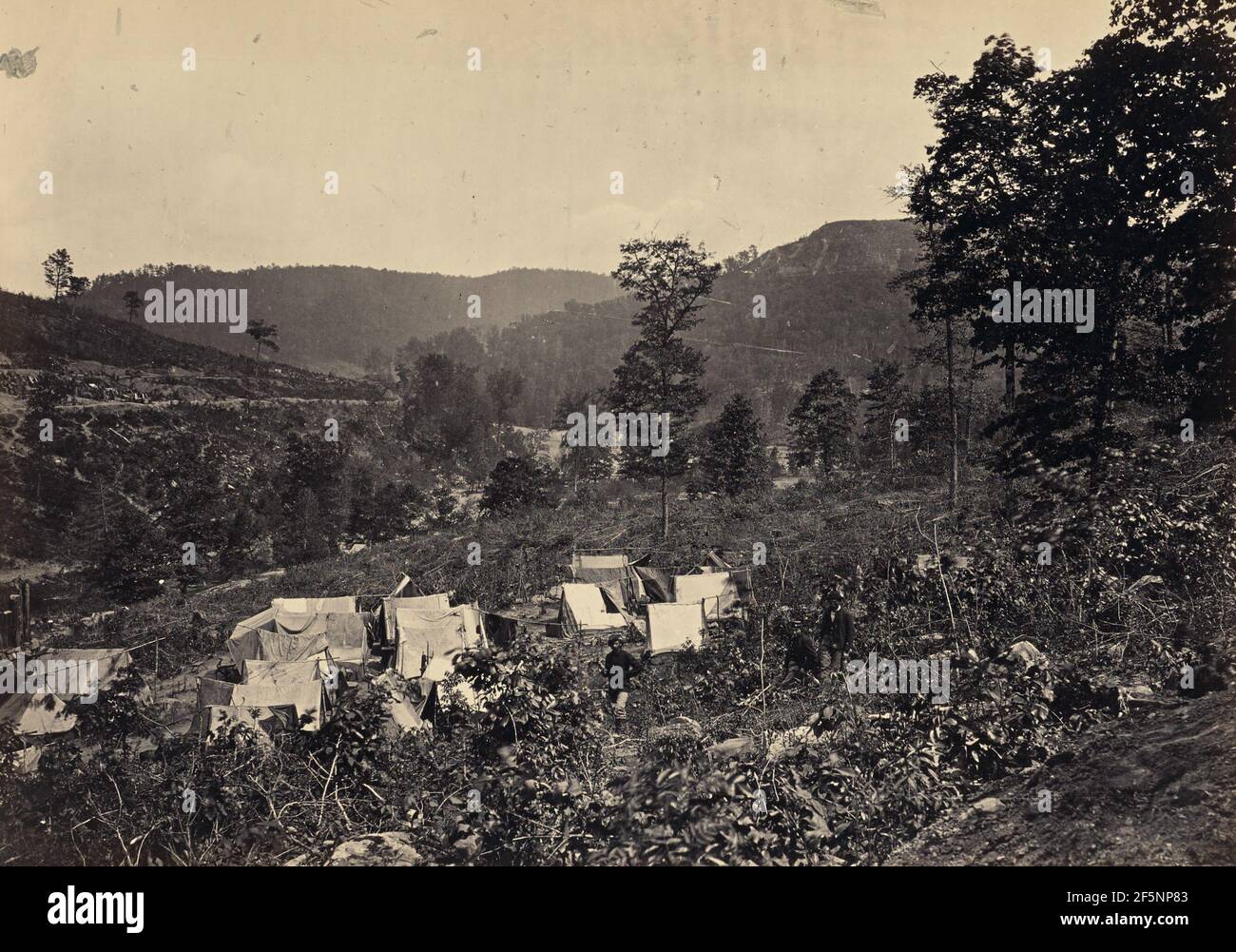 Pass in the Raccoon Range, Whiteside No. 2. George N. Barnard (American ...