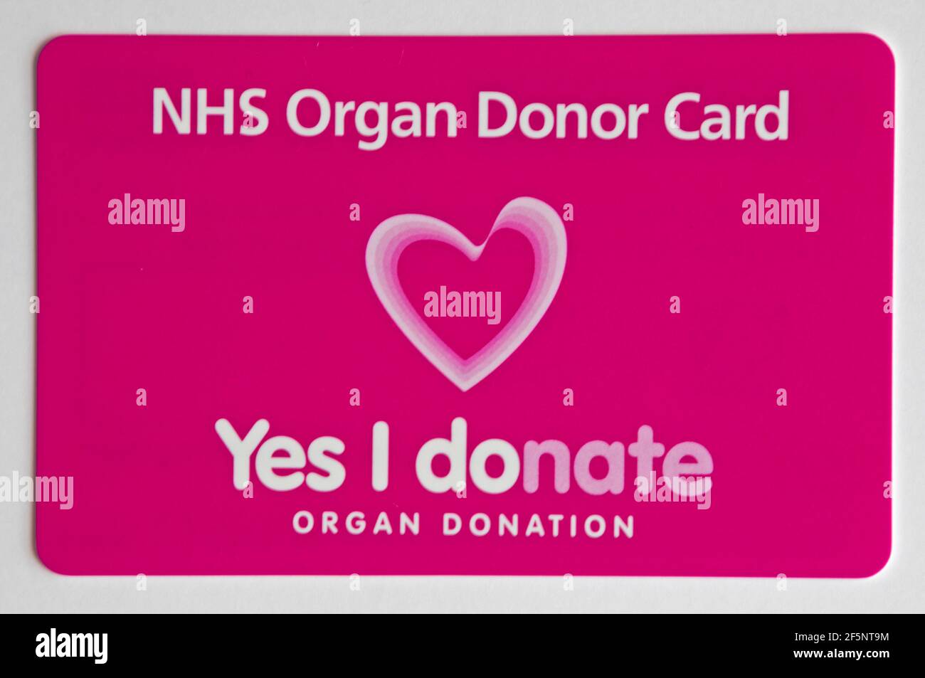 Opt out organ donation card hi-res stock photography and images - Alamy