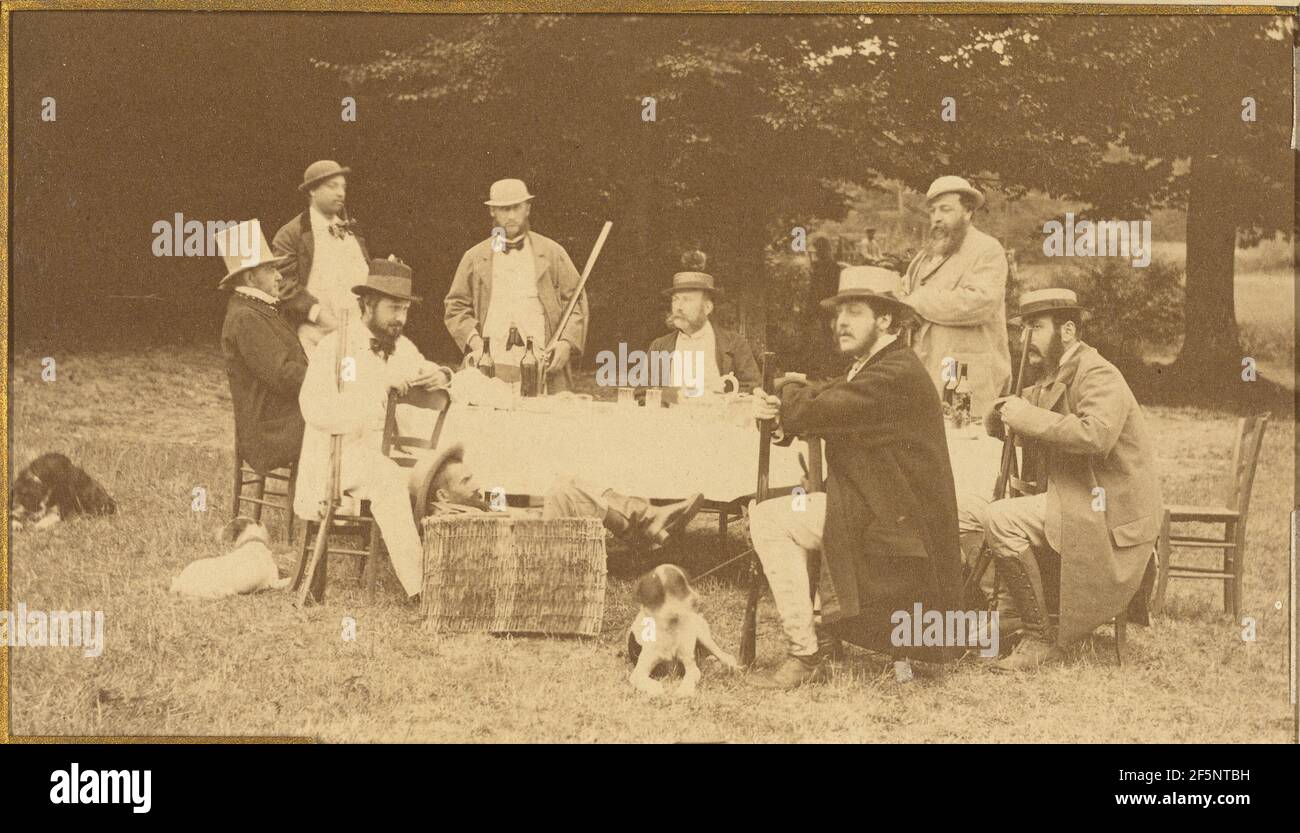 Chasse à tr. à la Belle assise. Comte Olympe Aguado (French, 1827 ...