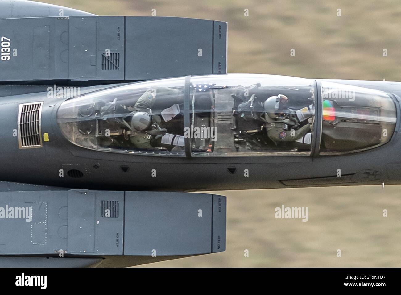 Mach Loop F-15 Low level Stock Photo - Alamy