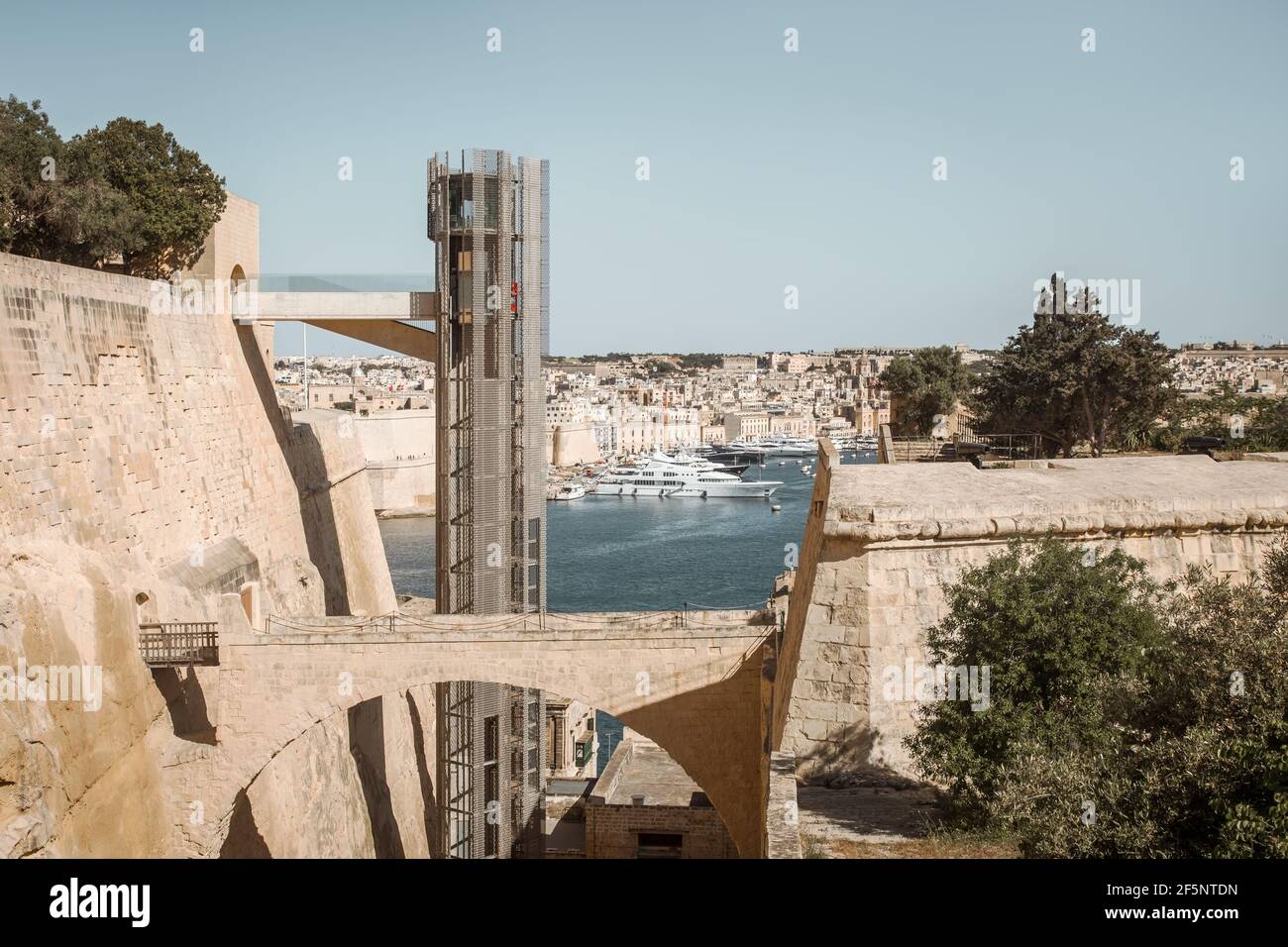 Barrakka Lift Valletta Malta Stock Photo - Alamy