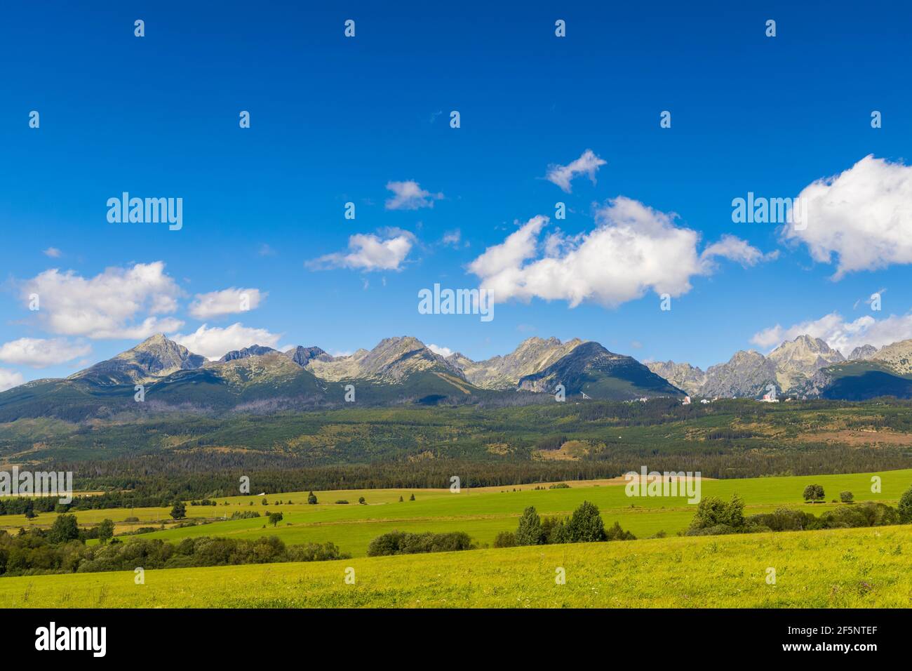 High Tatras in summer time, Slovakia Stock Photo - Alamy