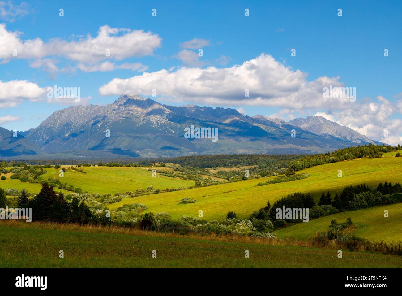 High Tatras with the dominant mountain Krivan, Slovakia Stock Photo - Alamy