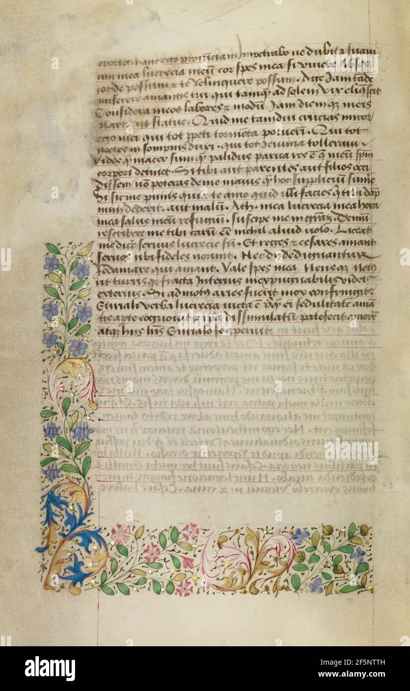 Decorated Text Page. Unknown Stock Photo - Alamy