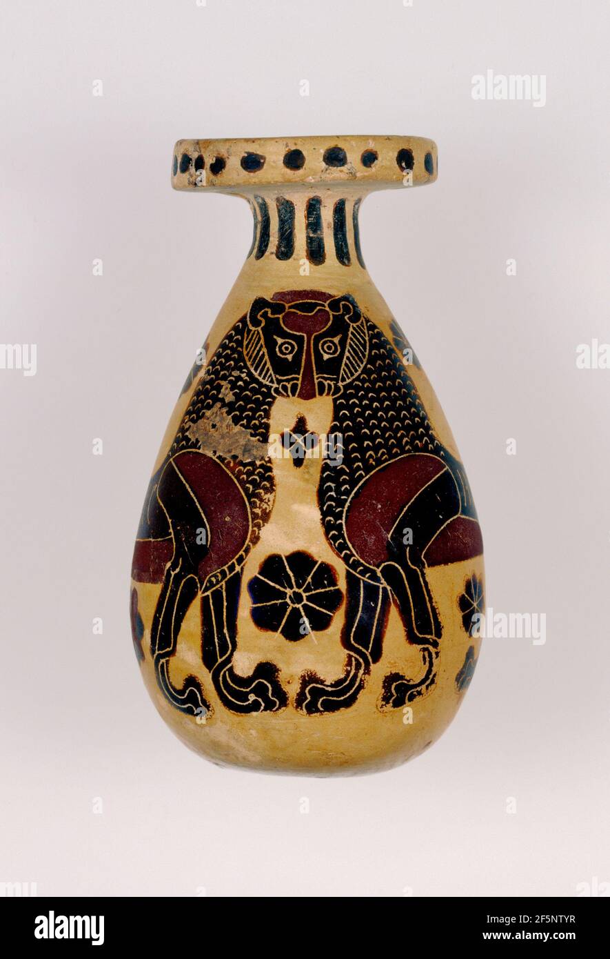 Corinthian Alabastron. Attributed to Painter of Palermo 489 (Greek ...