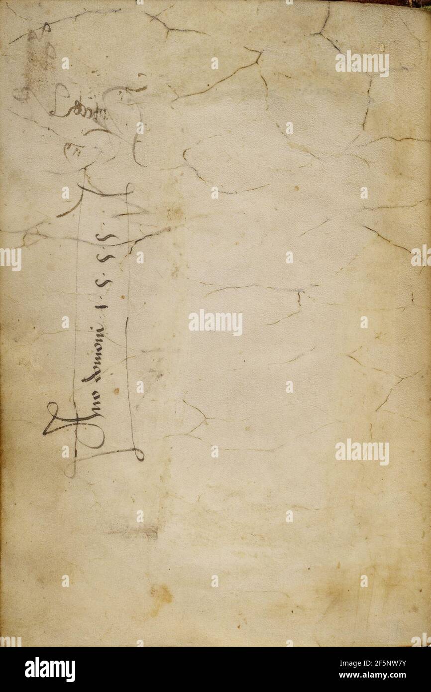 Blank Page with added inscriptions. Unknown Stock Photo - Alamy