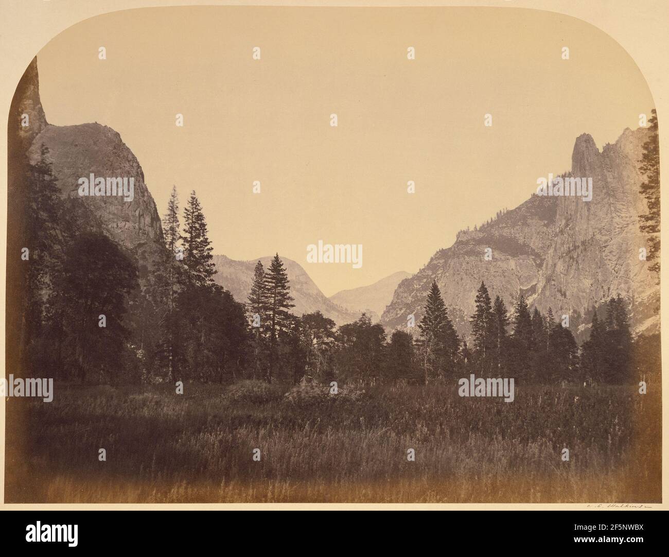Up the Valley - Yo Semite. Carleton Watkins (American, 1829 - 1916 ...