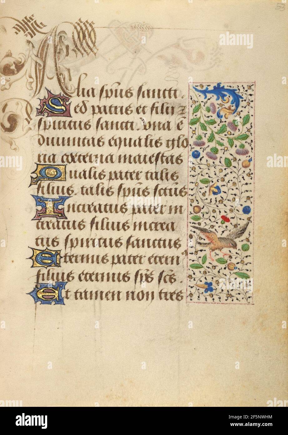 Decorated Text Page. Unknown Stock Photo - Alamy