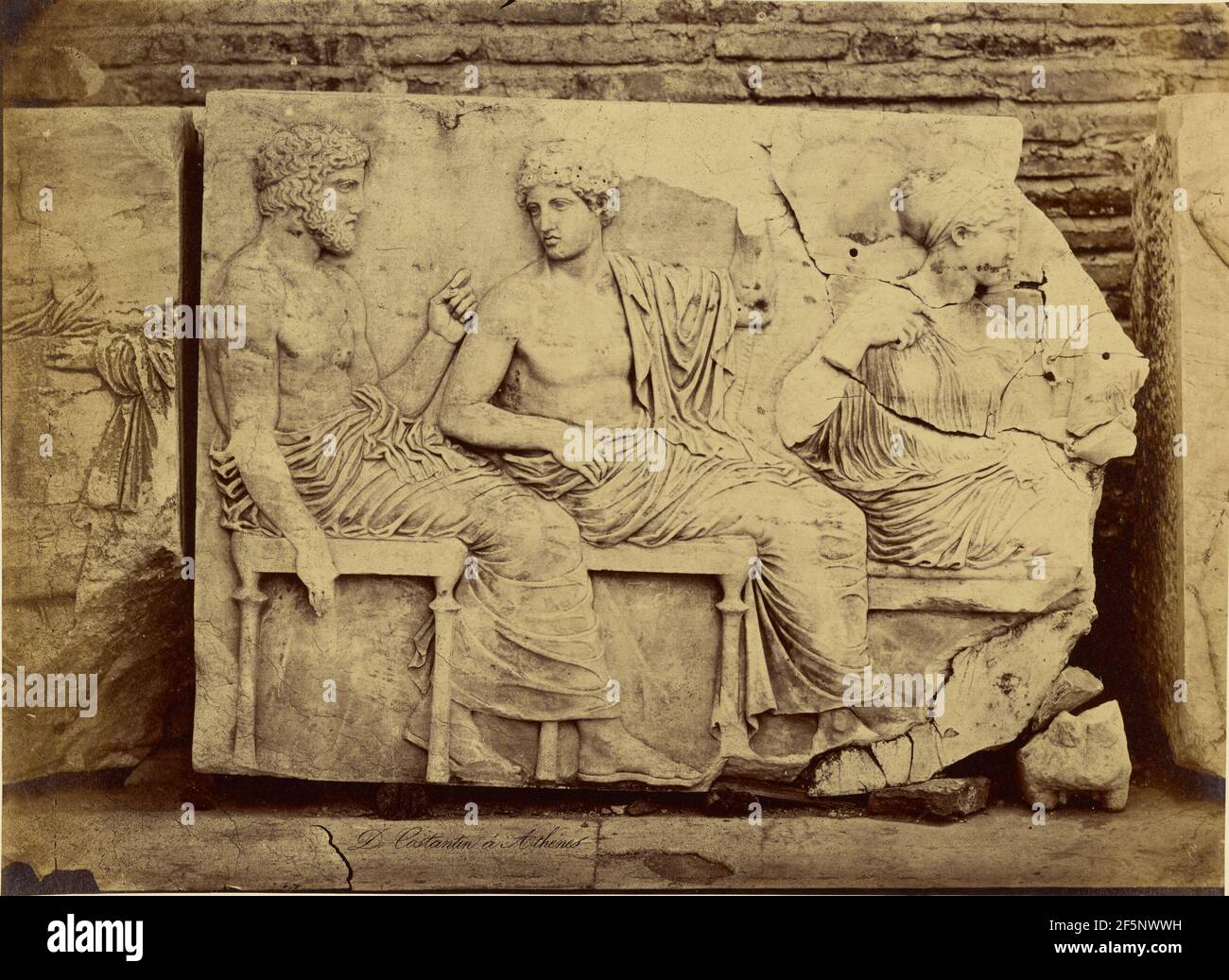 Frise du Parthenon.. Dimitrios Constantin (Greek, active 1858 - 1860s ...