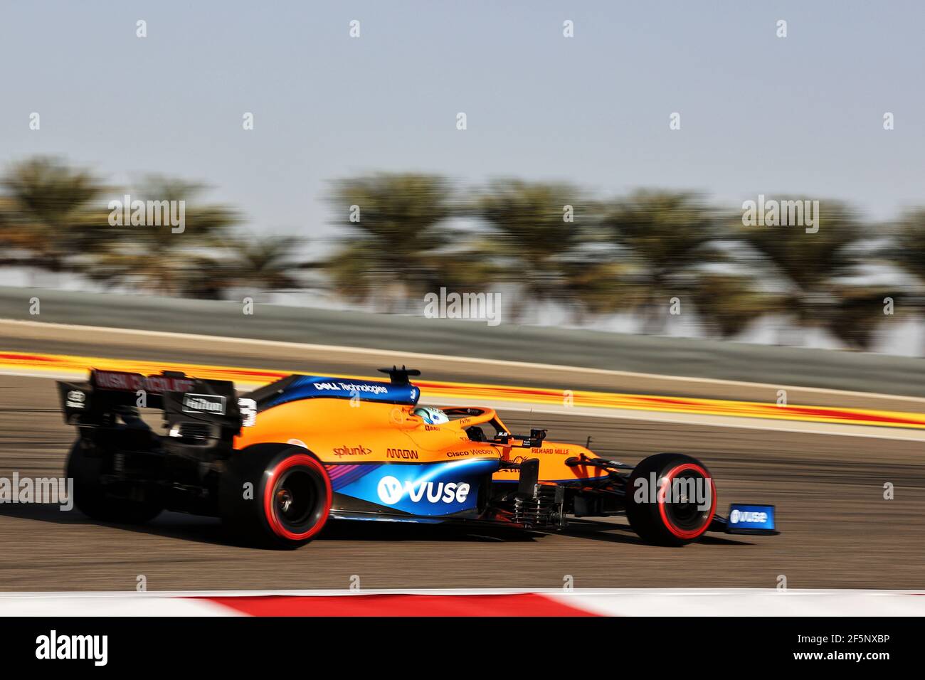 Sakhir, Bahrain. 27th Mar, 2021. Daniel Ricciardo (AUS) McLaren MCL35M ...