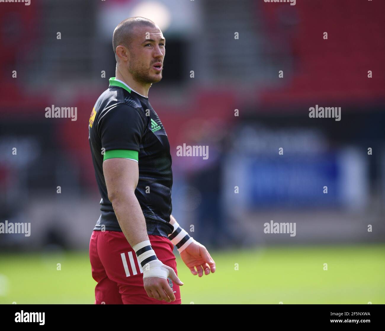 Ashton Gate Stadium, Bristol, UK. 27th Mar, 2021. Premiership Rugby ...