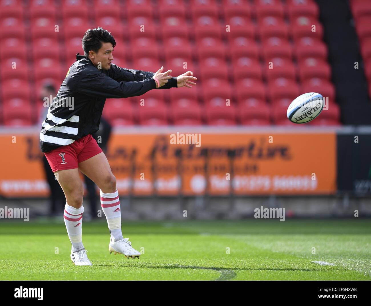 Ashton Gate Stadium, Bristol, UK. 27th Mar, 2021. Premiership Rugby ...
