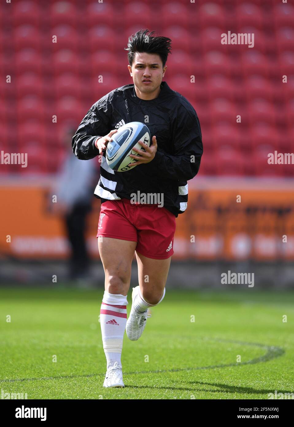 Ashton Gate Stadium, Bristol, UK. 27th Mar, 2021. Premiership Rugby ...