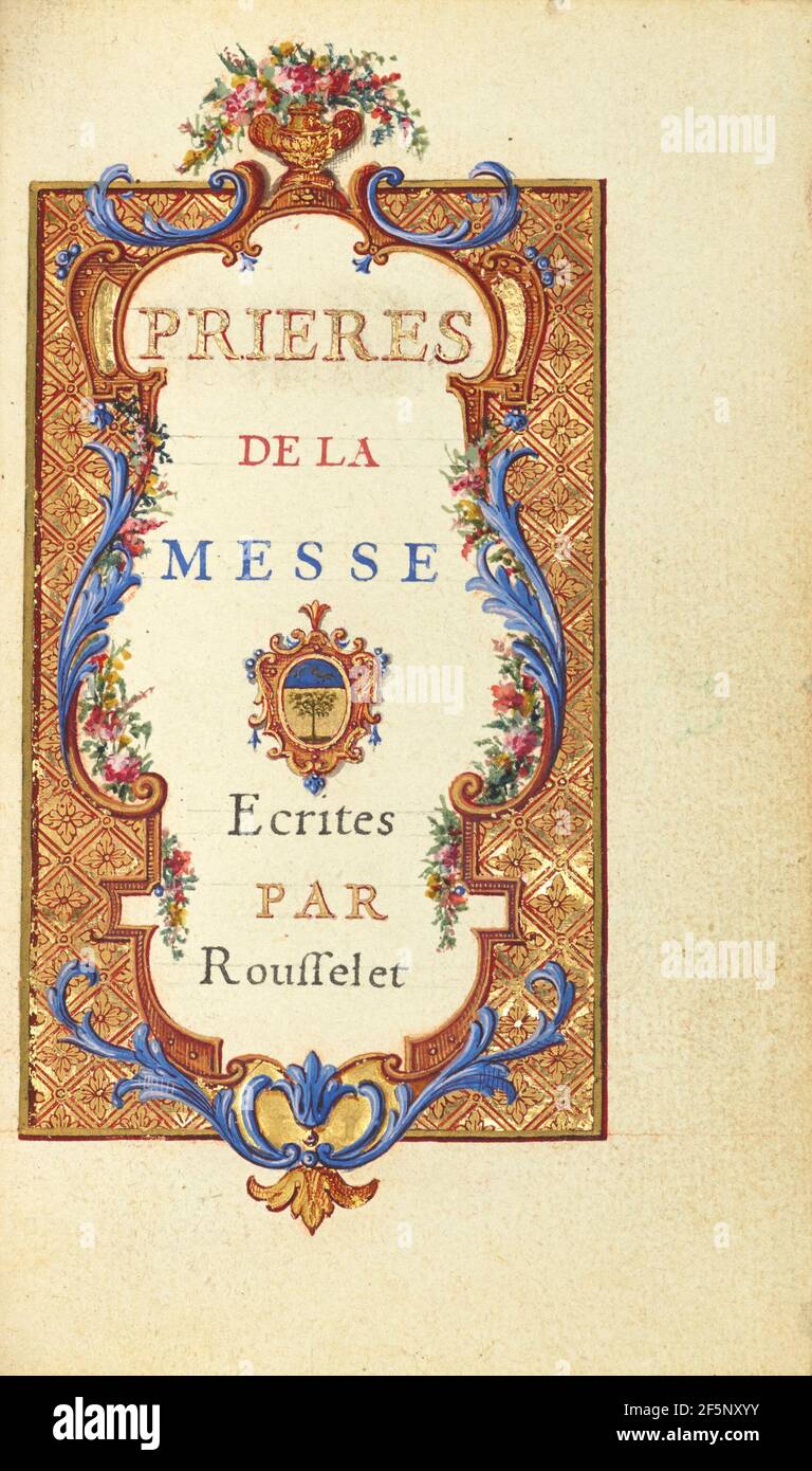 Decorated title page hi-res stock photography and images - Alamy