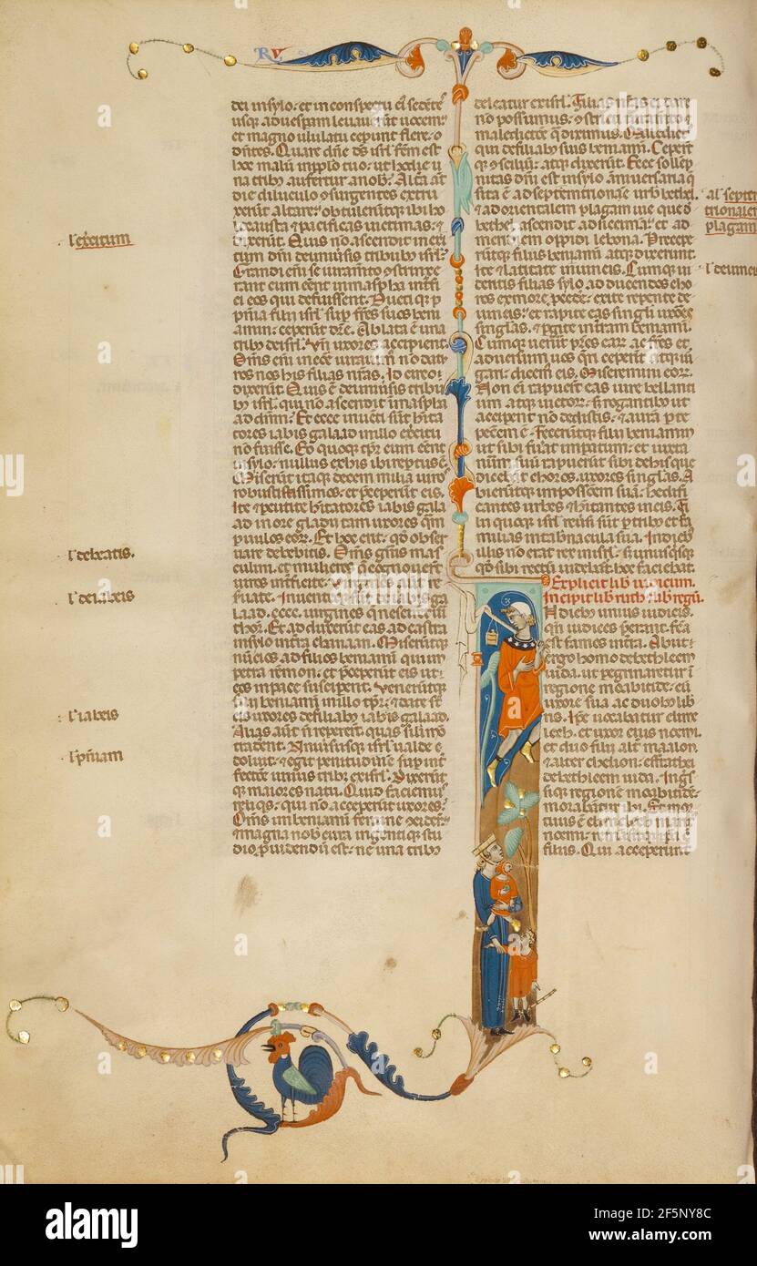 Initial I: Elimelech and his Wife Naomi Moving to the Land of Moab ...