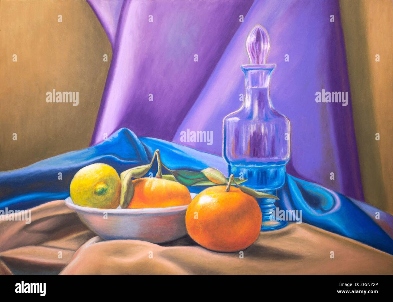 Oil Pastels Still Life