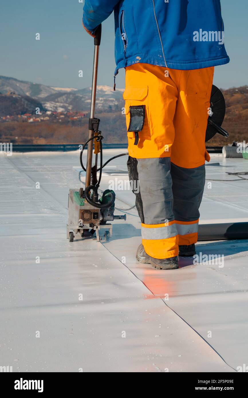 Water proofing work hi-res stock photography and images - Alamy