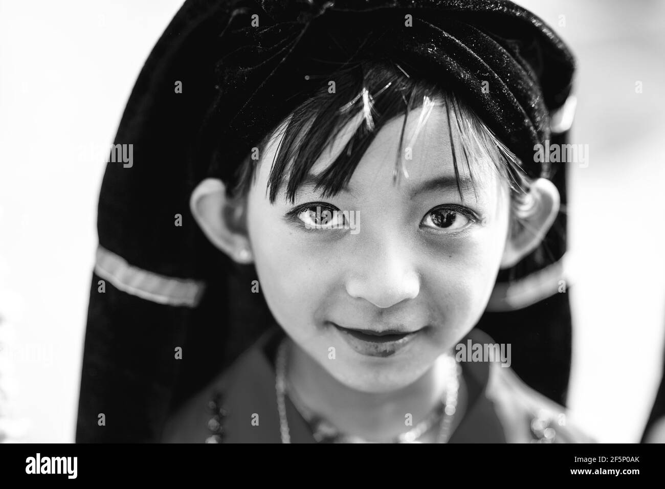 A Danu Ethnic Minority Child In Traditional Costume At The Annual ...