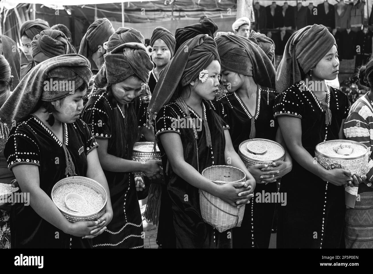 Shan ethnic group Black and White Stock Photos & Images - Alamy