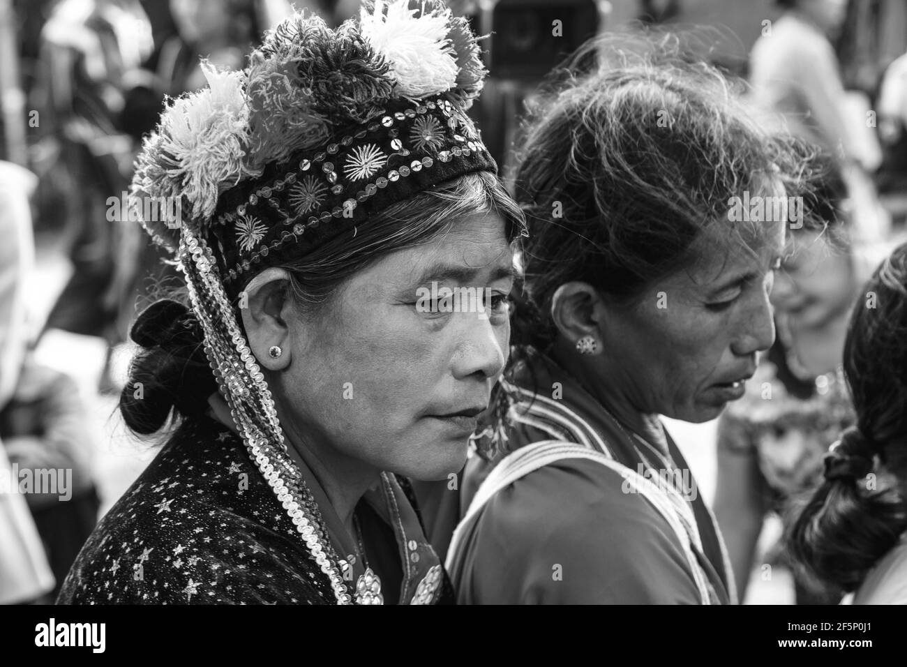 Ethnic Minority People, Pindaya, Shan State, Myanmar Stock Photo - Alamy