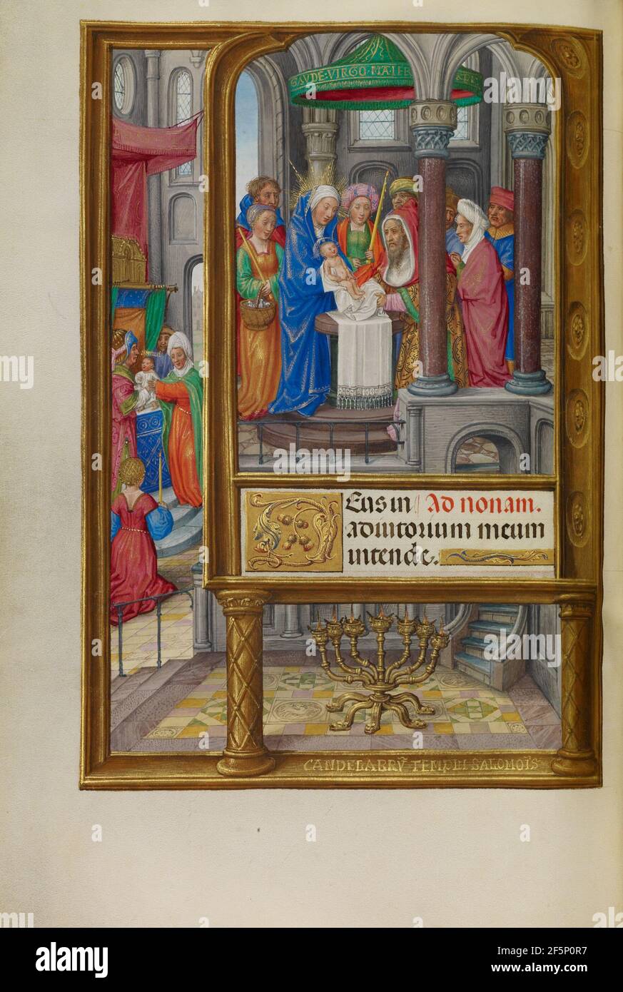 The Presentation in the Temple. Master of James IV of Scotland (Flemish ...