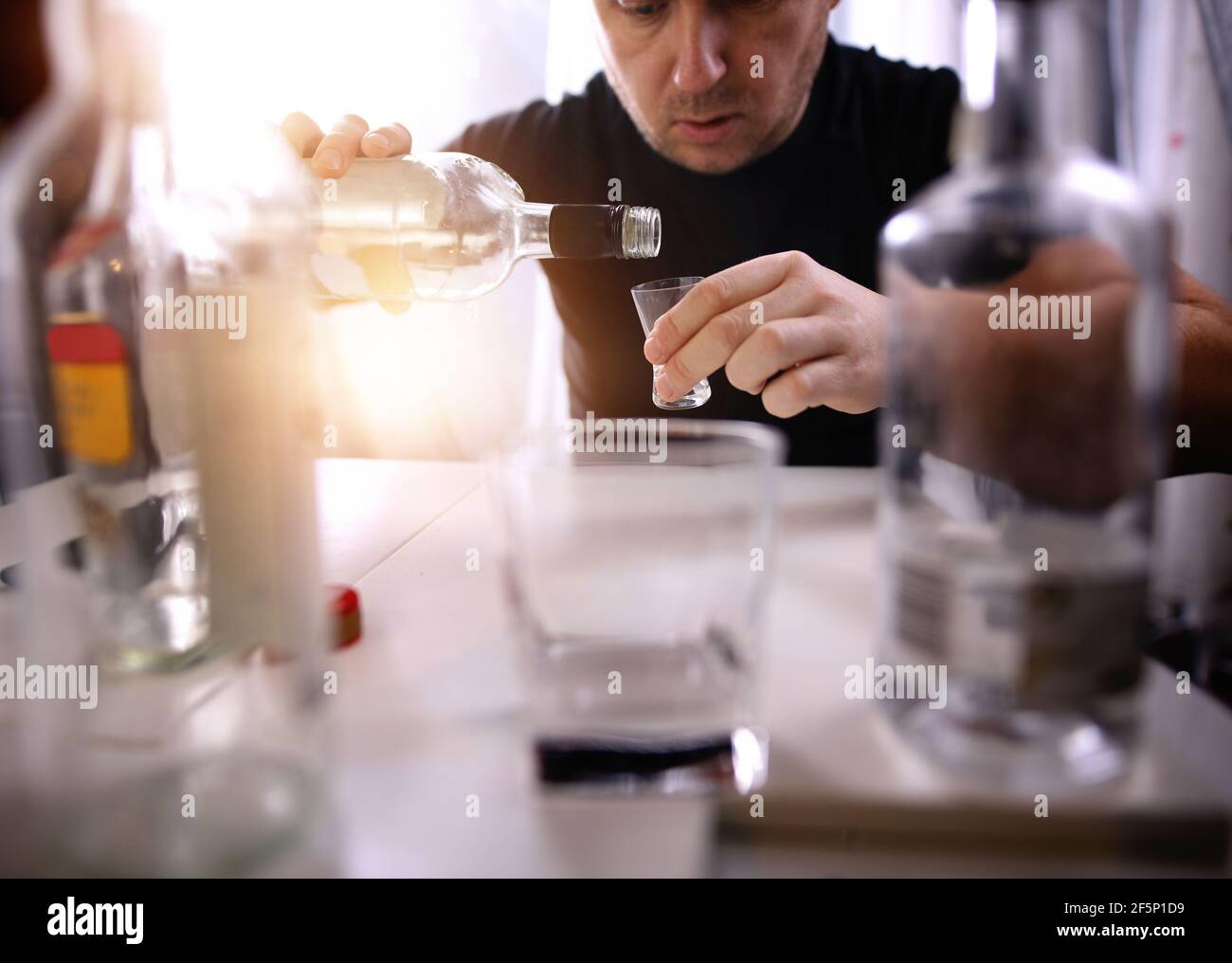 drunk man with an alcohol problem needs therapy Stock Photo - Alamy