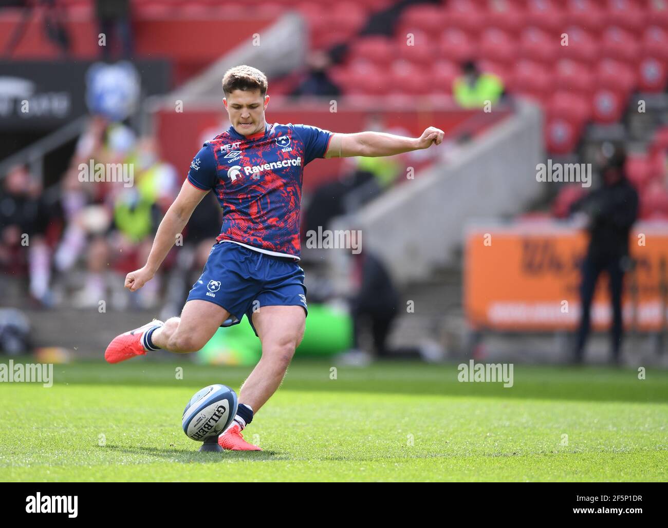 Ashton Gate Stadium, Bristol, UK. 27th Mar, 2021. Premiership Rugby ...