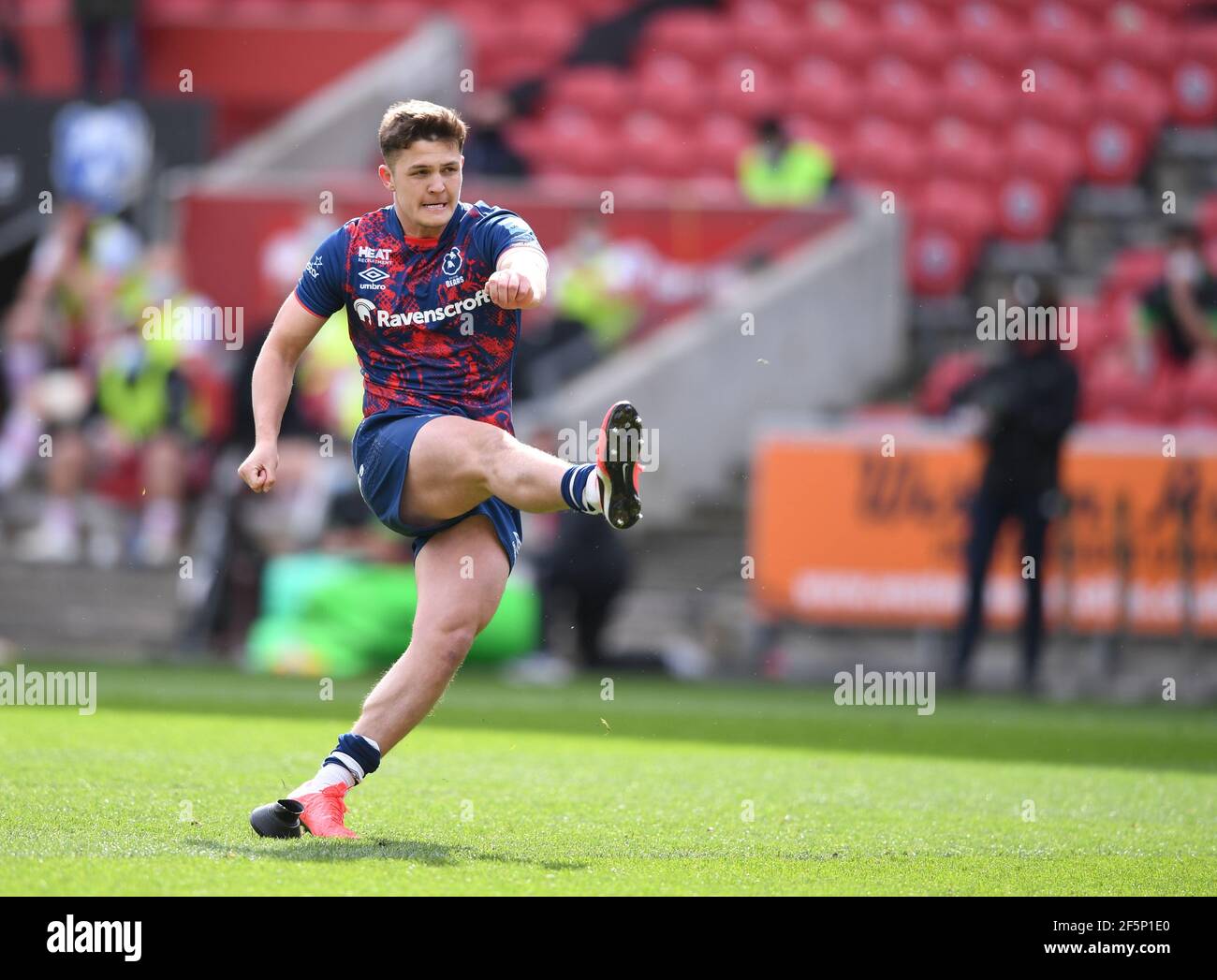 Ashton Gate Stadium, Bristol, UK. 27th Mar, 2021. Premiership Rugby ...