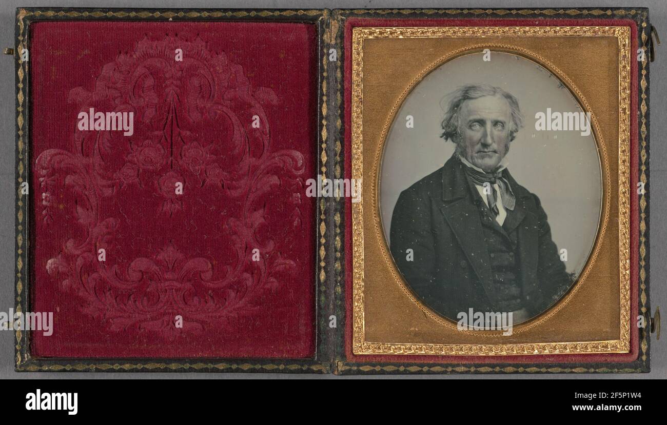 Portrait of a middle-aged man. Unknown maker, American Stock Photo - Alamy