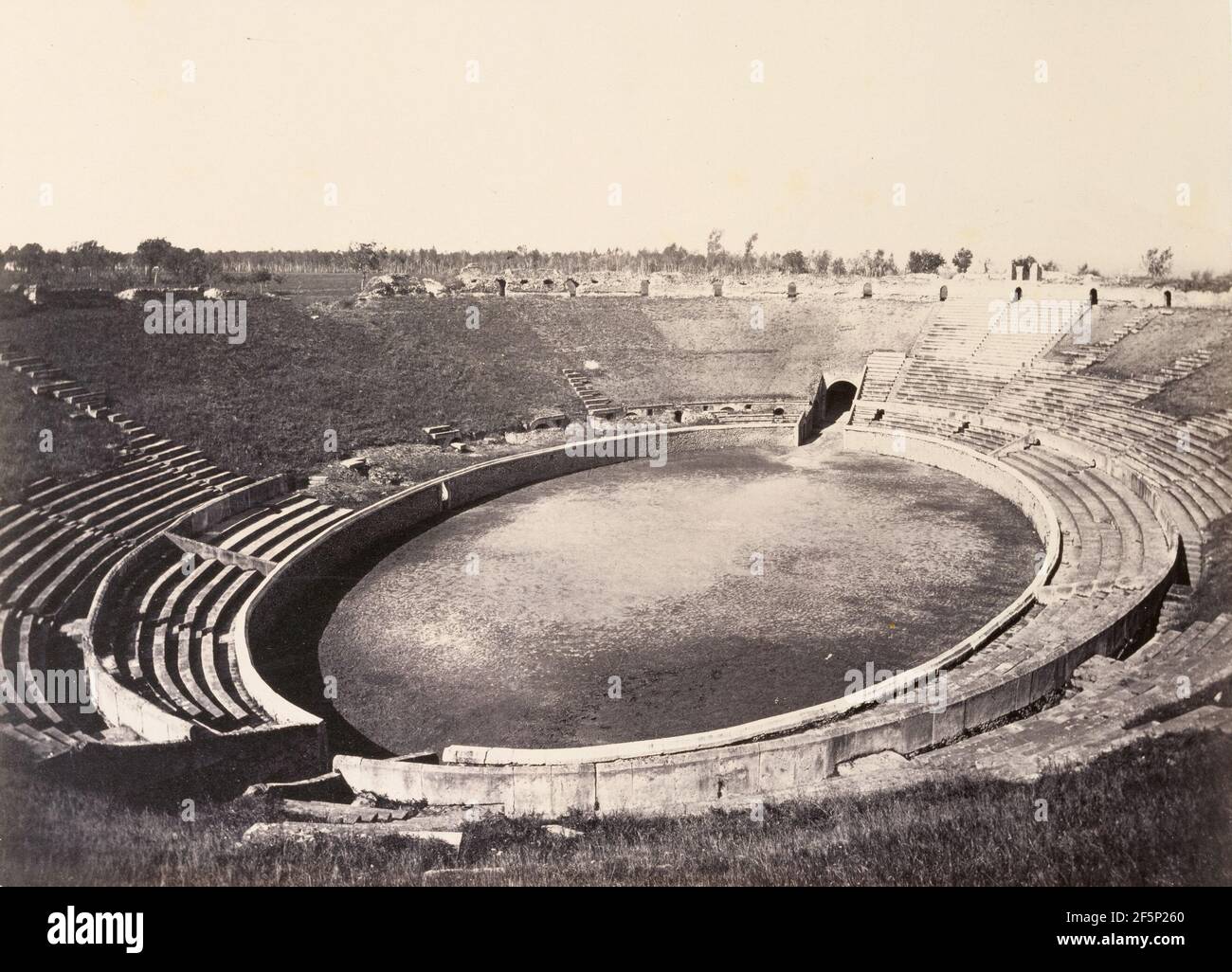 The Amphitheatre, Pompeii. Giorgio Sommer (Italian, born Germany, 1834 ...