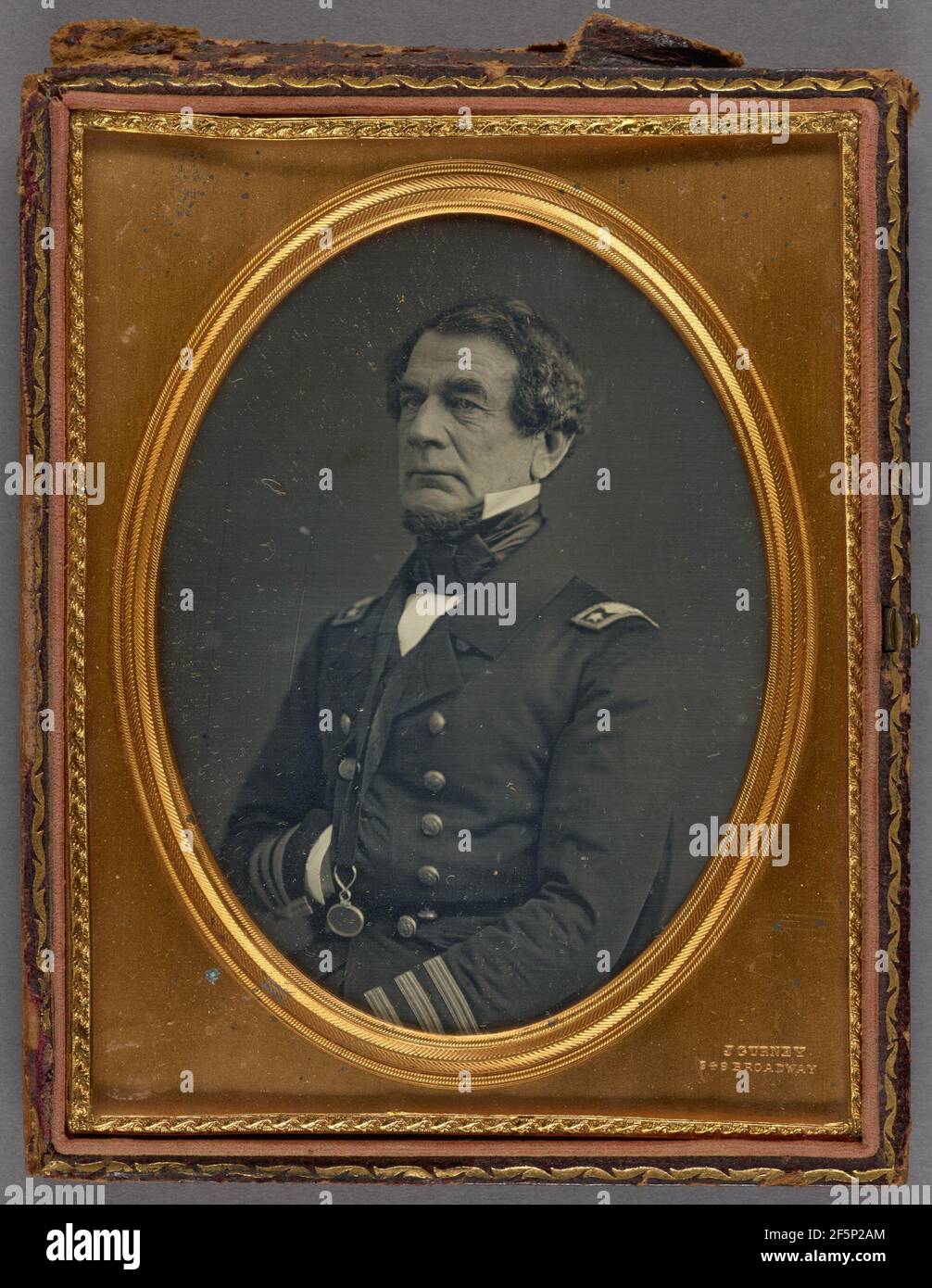 Portrait of an Unidentified American Navy Captain. Jeremiah Gurney ...