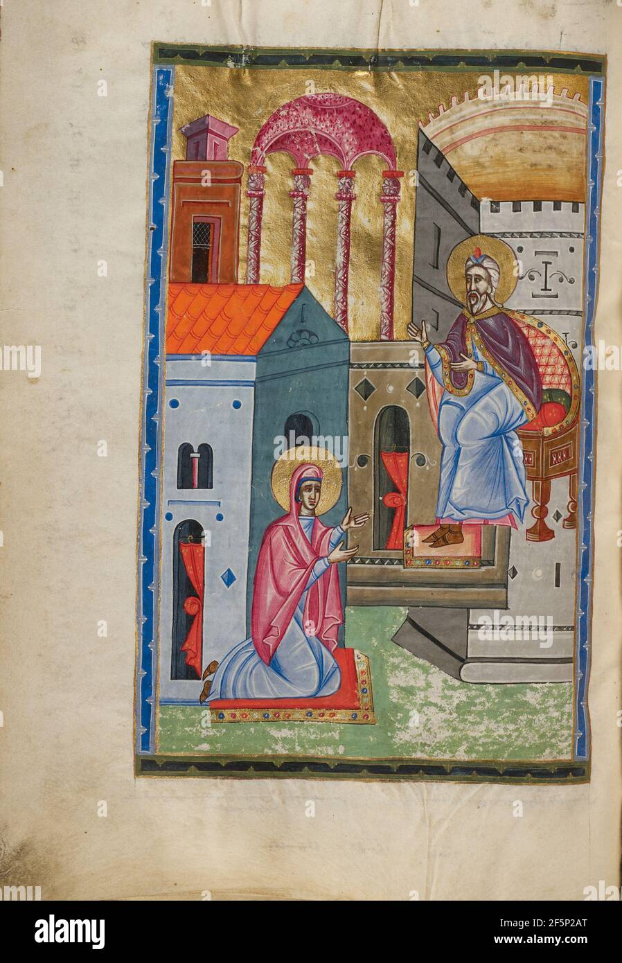 Hannah before Eli the High Priest Stock Photo - Alamy