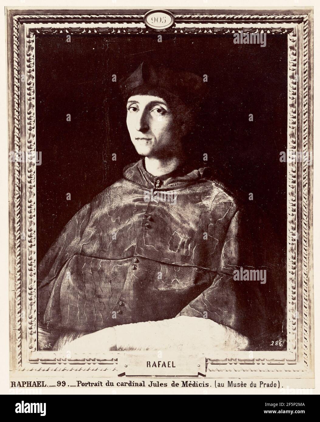 Raphael. Portrait du cardinal Jules de Medicis (au Musee du Prado ...