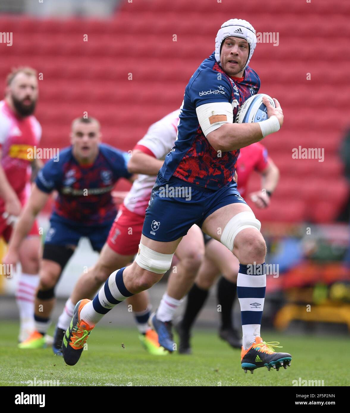 Ashton Gate Stadium, Bristol, UK. 27th Mar, 2021. Premiership Rugby ...