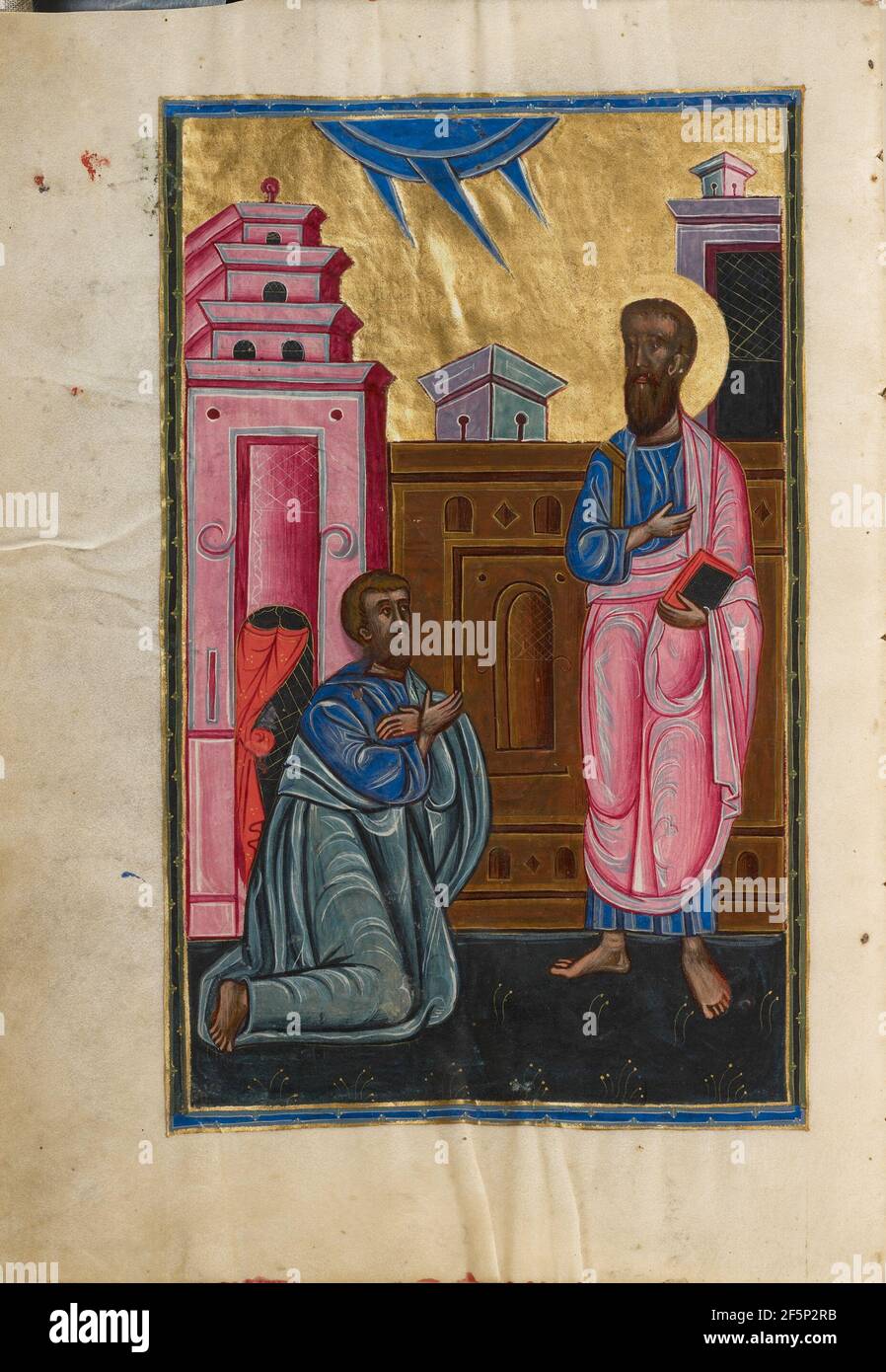 Saint Paul and Sergius, Roman Proconsul in Cyprus Stock Photo - Alamy