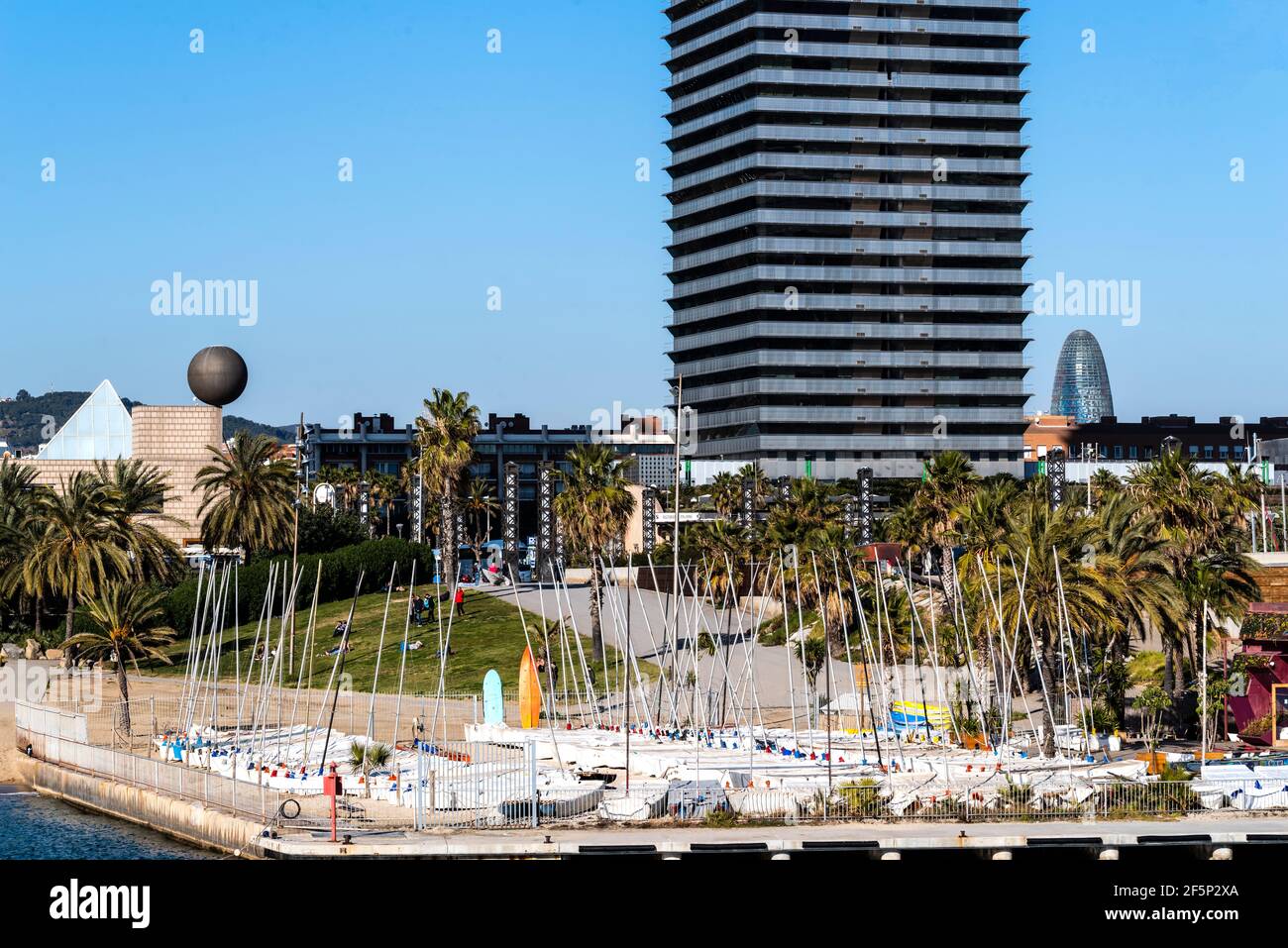 Olympic port of Barcelona, Catalonia, Spain Stock Photo - Alamy