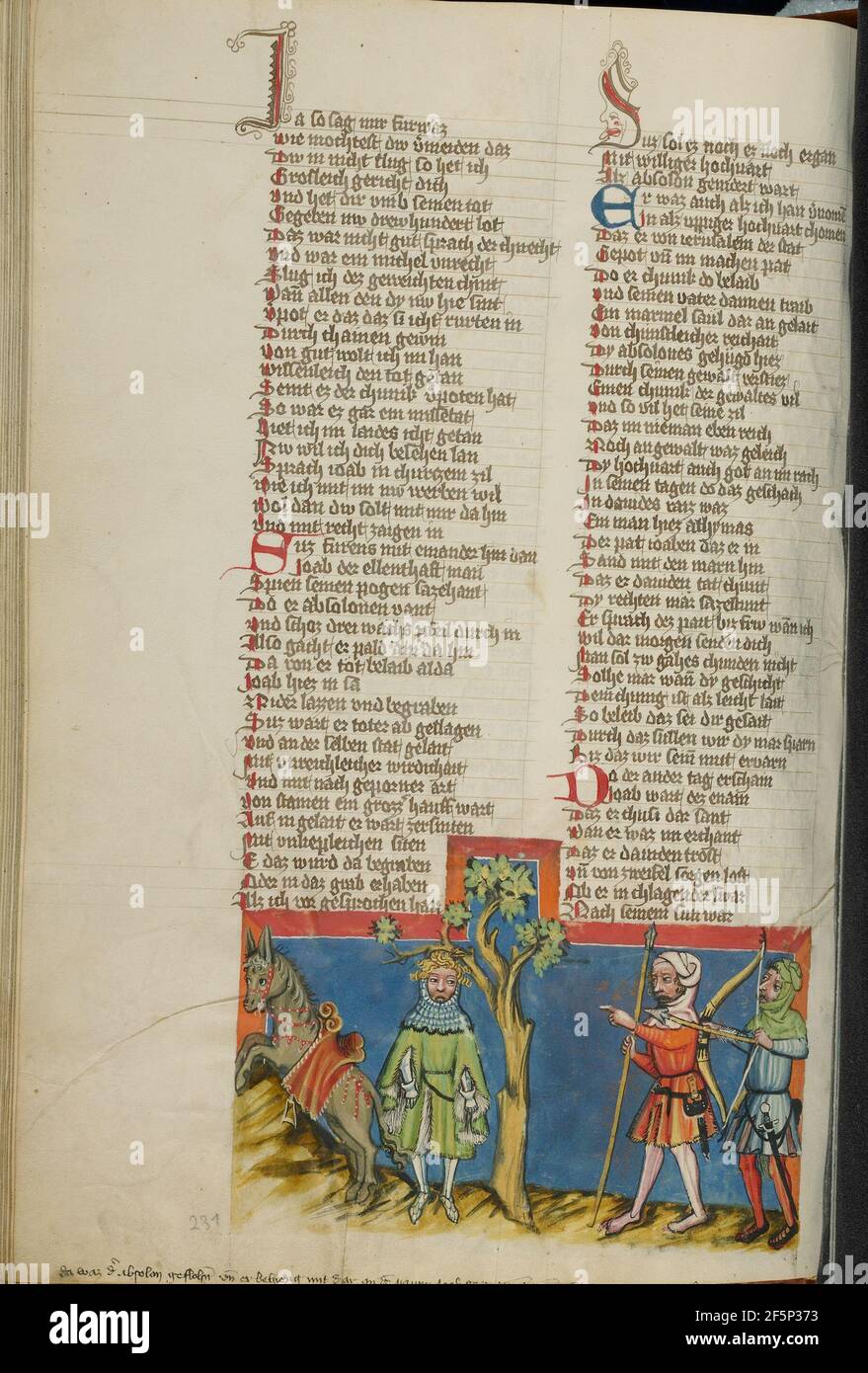 The Death of Absalom Stock Photo - Alamy