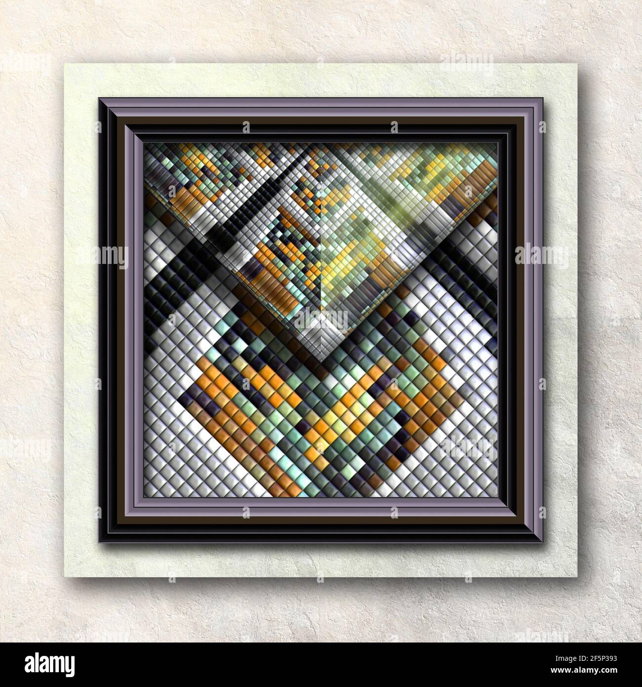 3D rendering combo artwork with fractal and fractal buttons in elegant ...